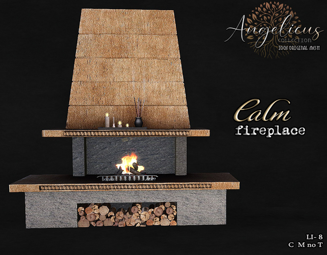 Second Life Marketplace - .AngelicUs. Calm fireplace